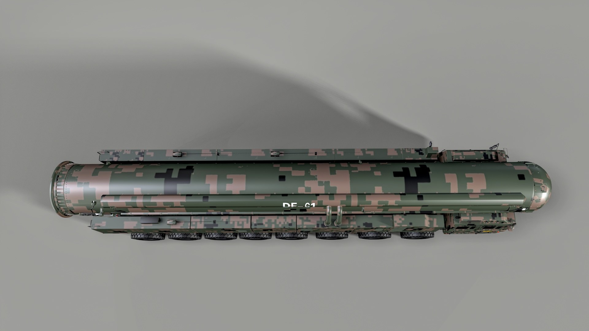DF-61 Missile Model - TurboSquid 2462105