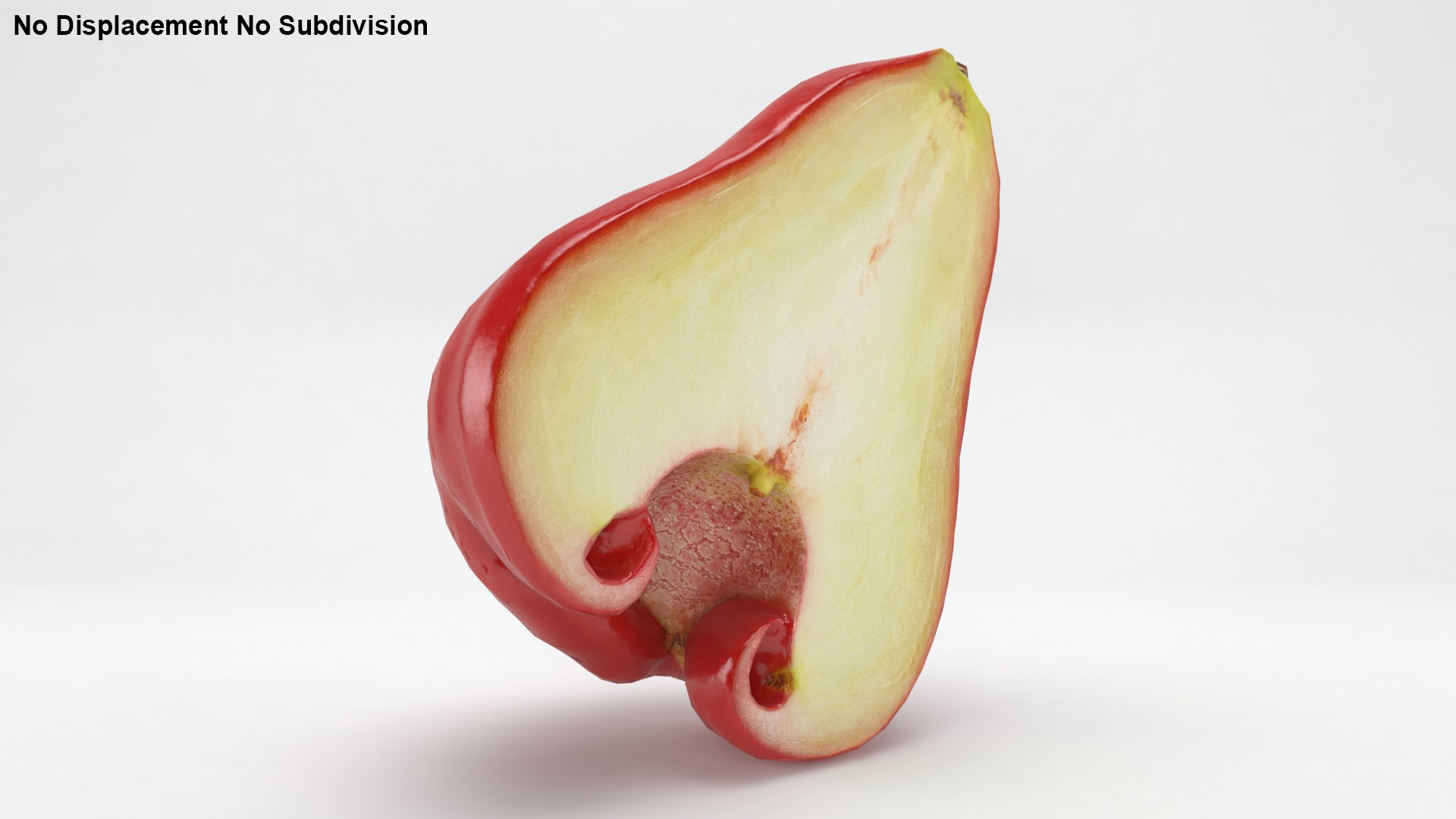 3D Half Rose Apple - TurboSquid 1845972