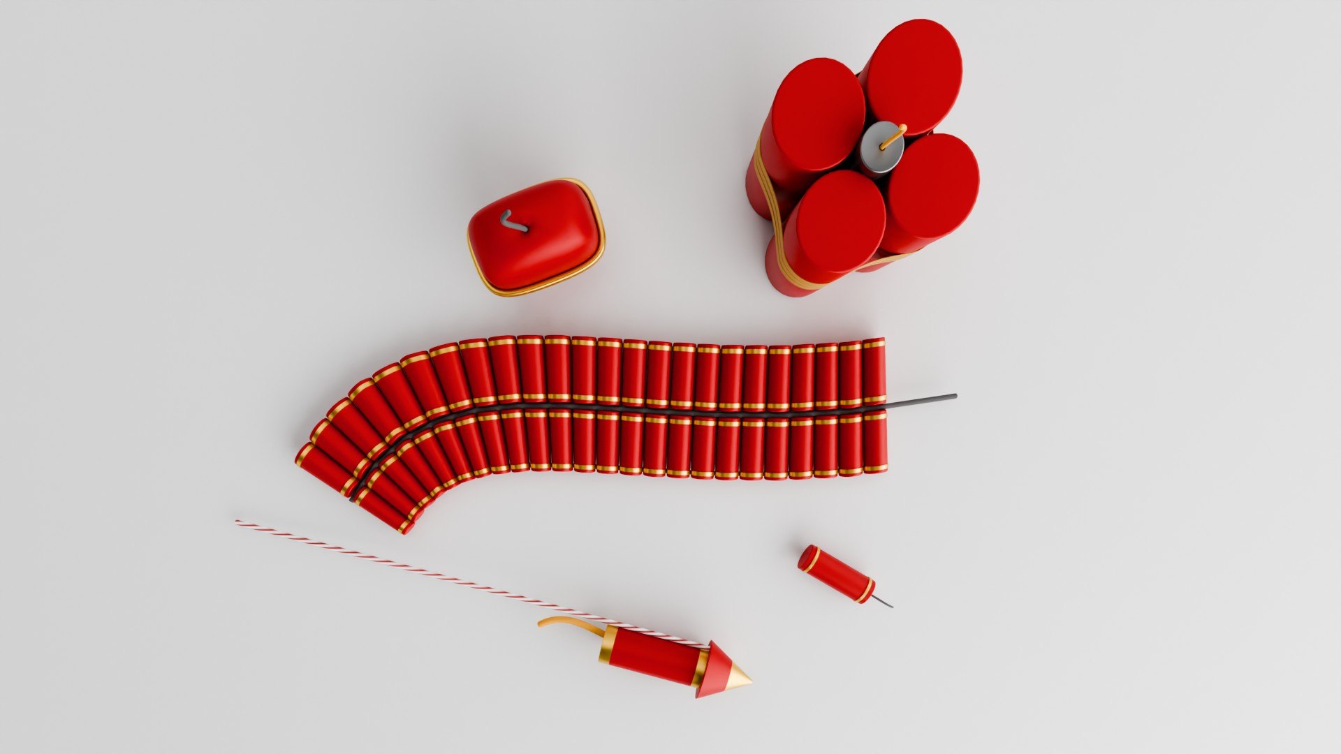 Free 3D Realistic 3D Fireworks Pack Model - TurboSquid 2414034