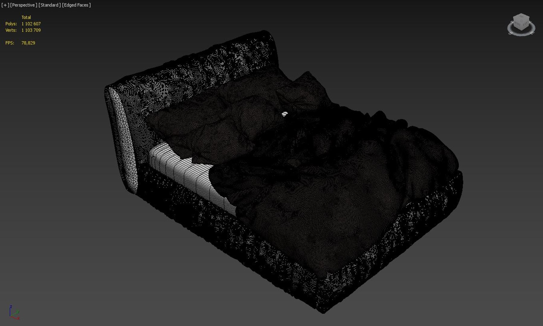 Interior render bed model - TurboSquid 1446154