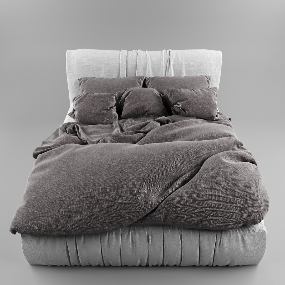 Interior render bed model - TurboSquid 1446154