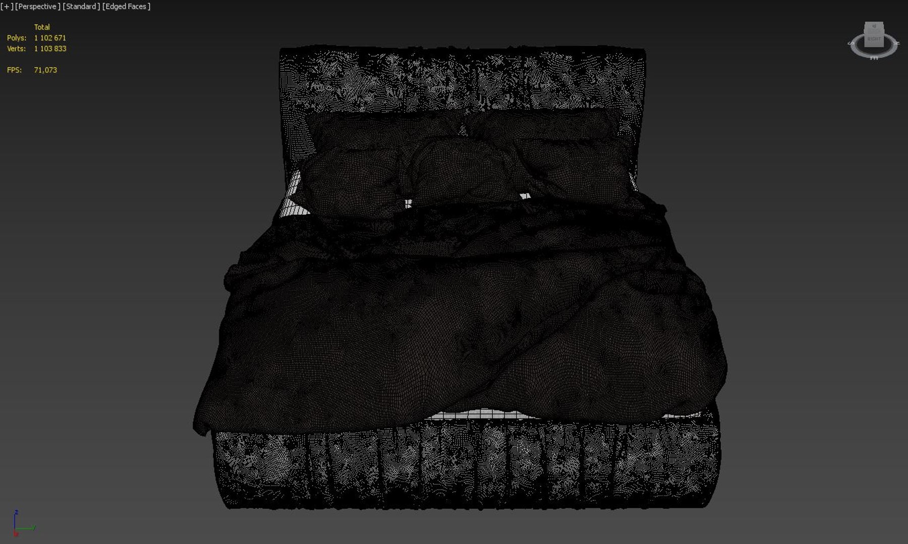 Interior render bed model - TurboSquid 1446154