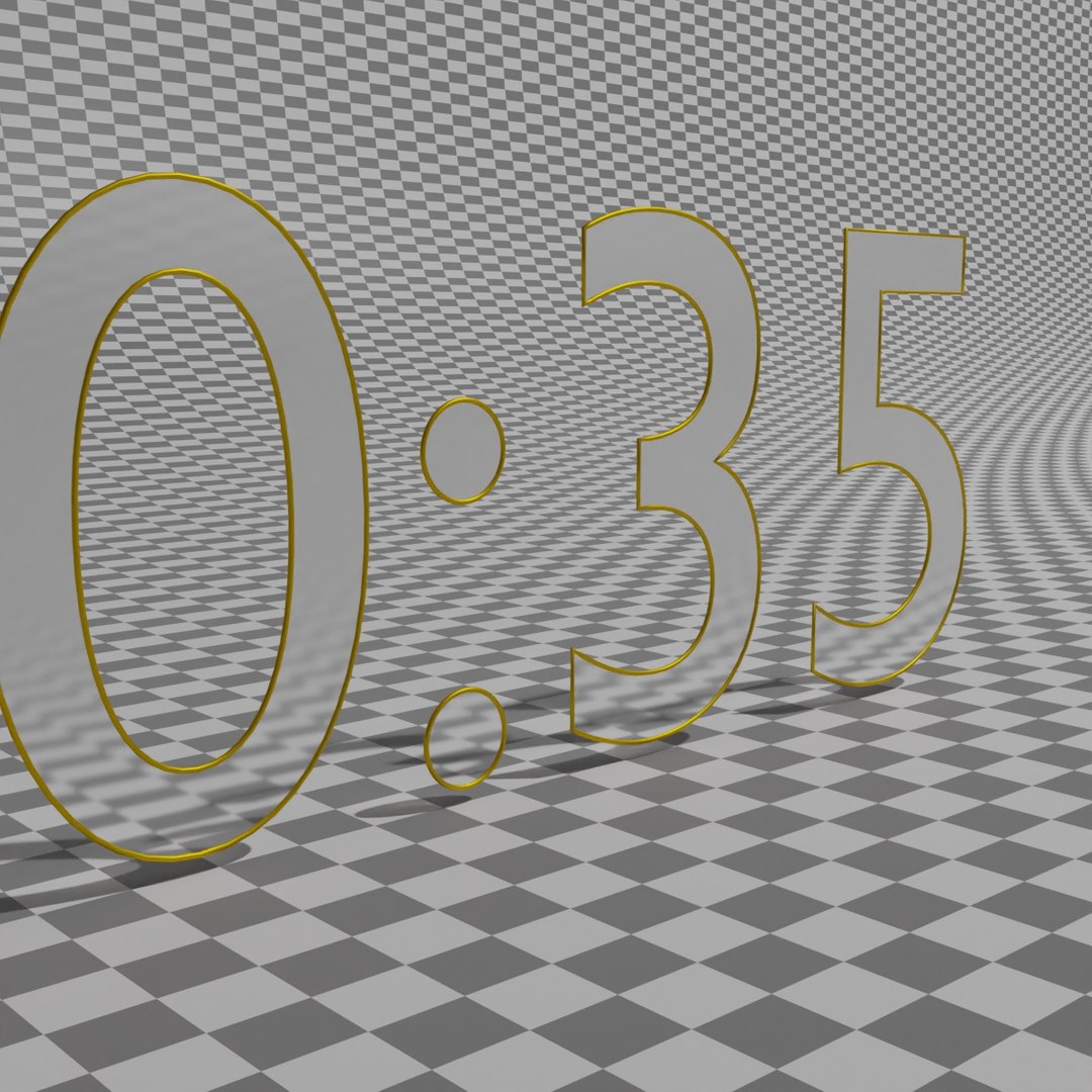 Timestamp 3D Model - TurboSquid 2109747