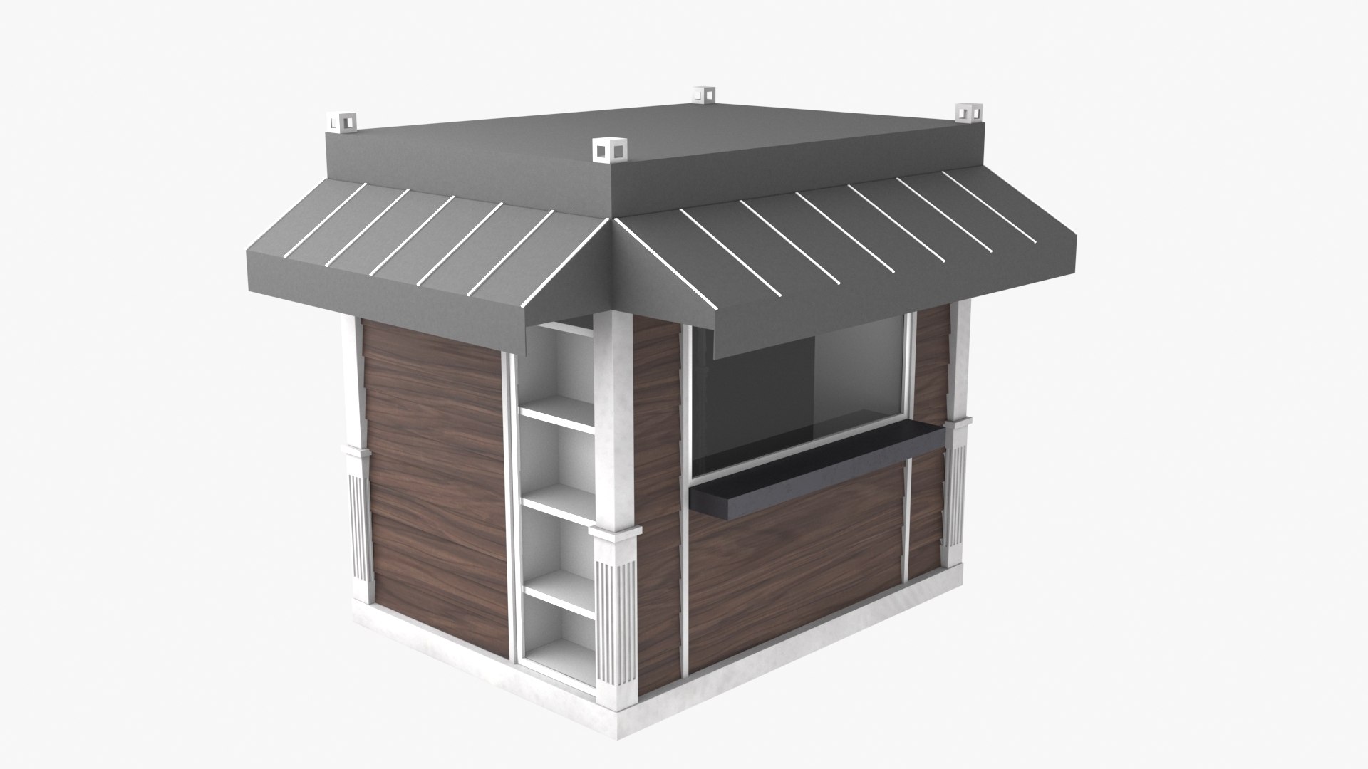 3D Kiosk - TurboSquid 1666414