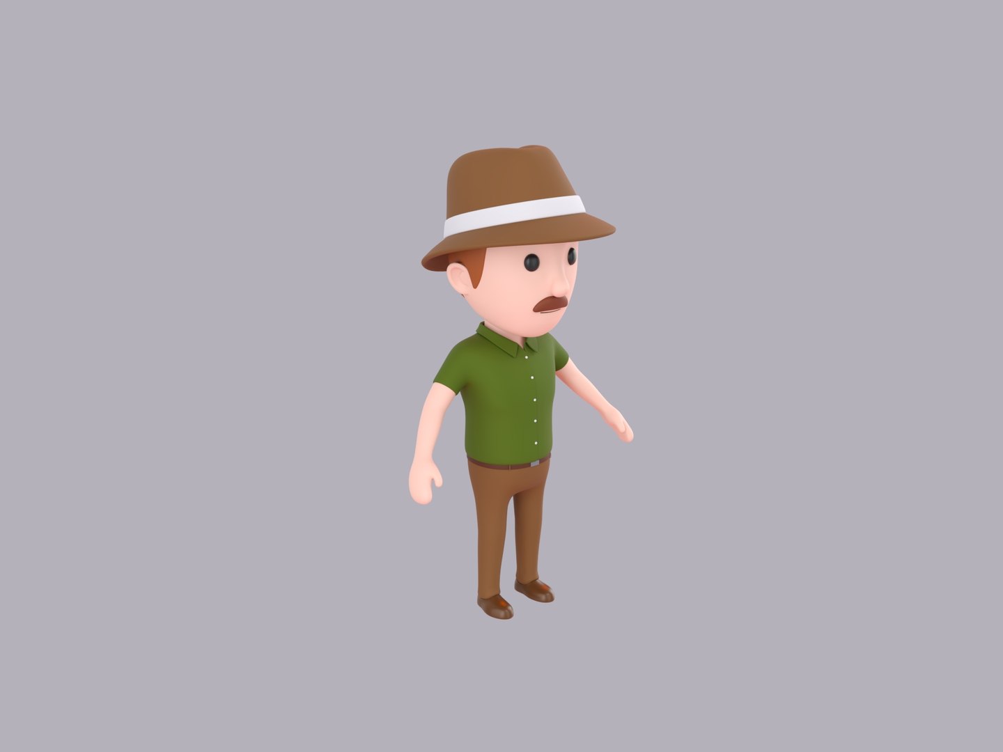 3D Cartoon Male Character Rigged 054 - TurboSquid 2379362