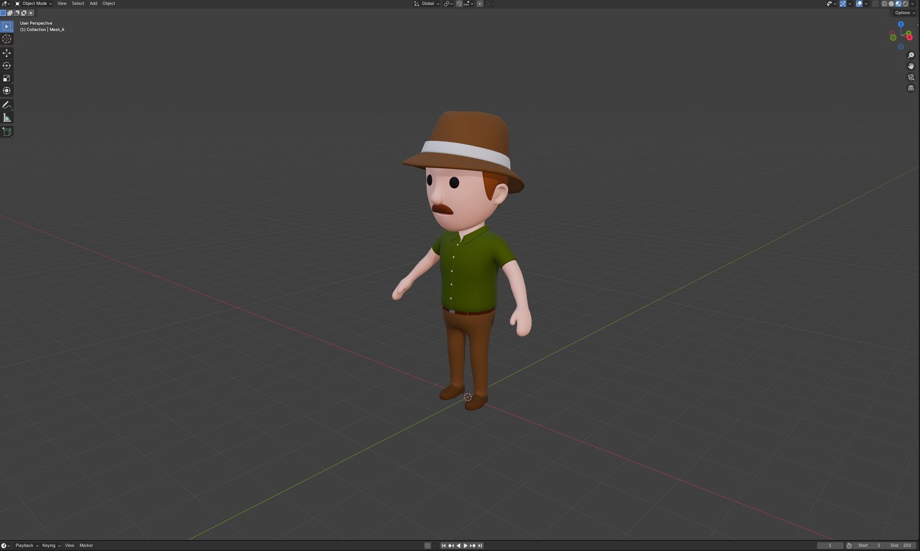 3D Cartoon Male Character Rigged 054 - TurboSquid 2379362