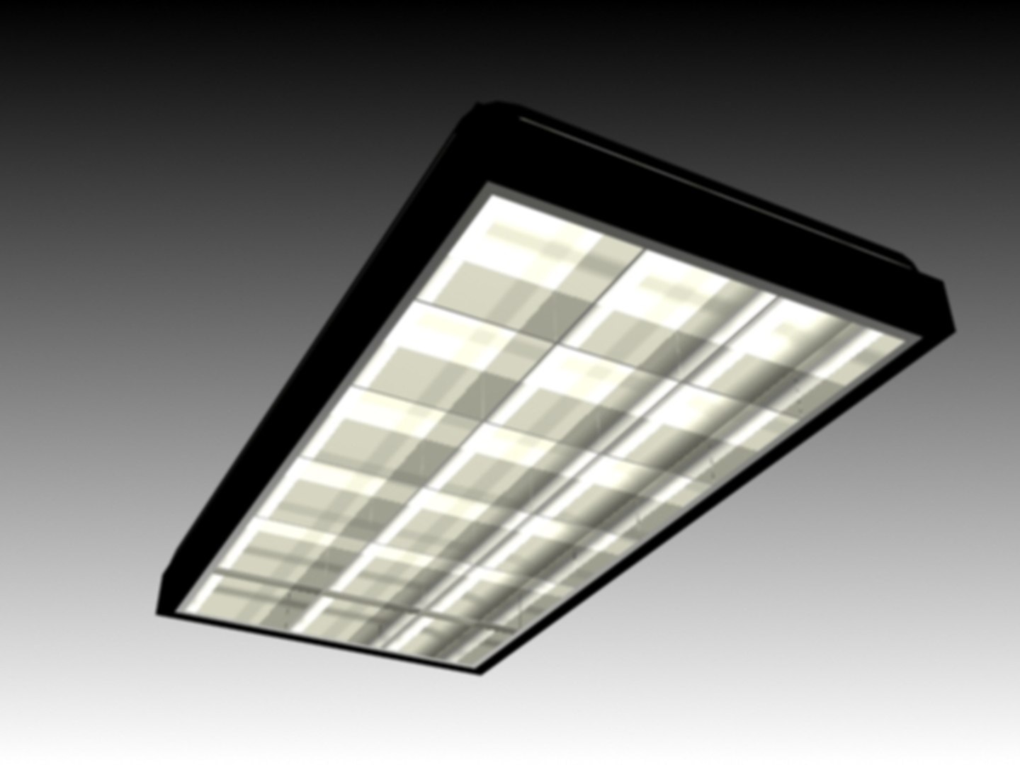 3ds Ceiling Light Parabolic