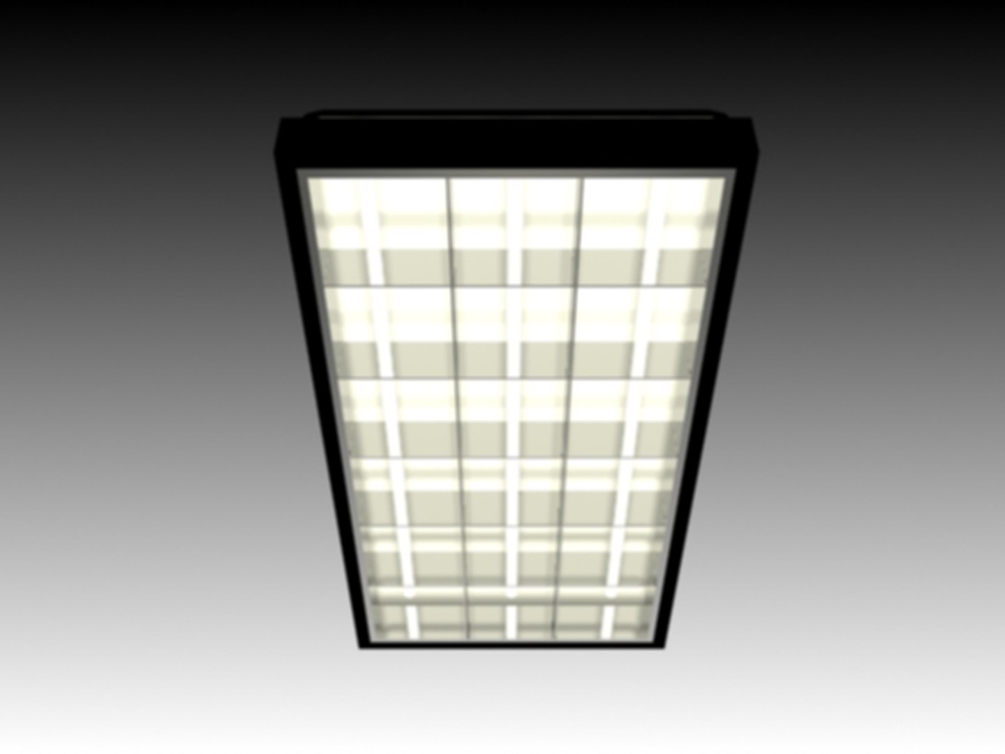 3ds Ceiling Light Parabolic