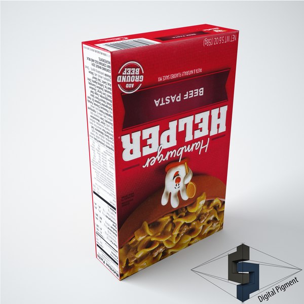 3d hamburger helper beef pasta