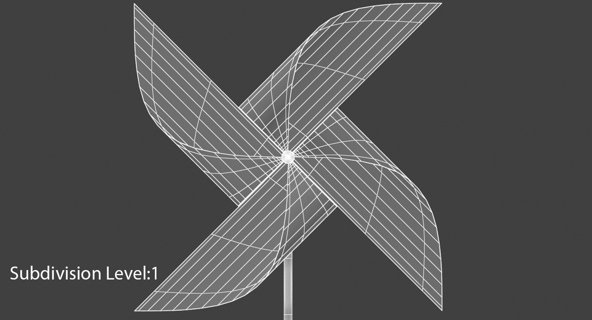 3D Pinwheel Wheel Model - TurboSquid 1389955