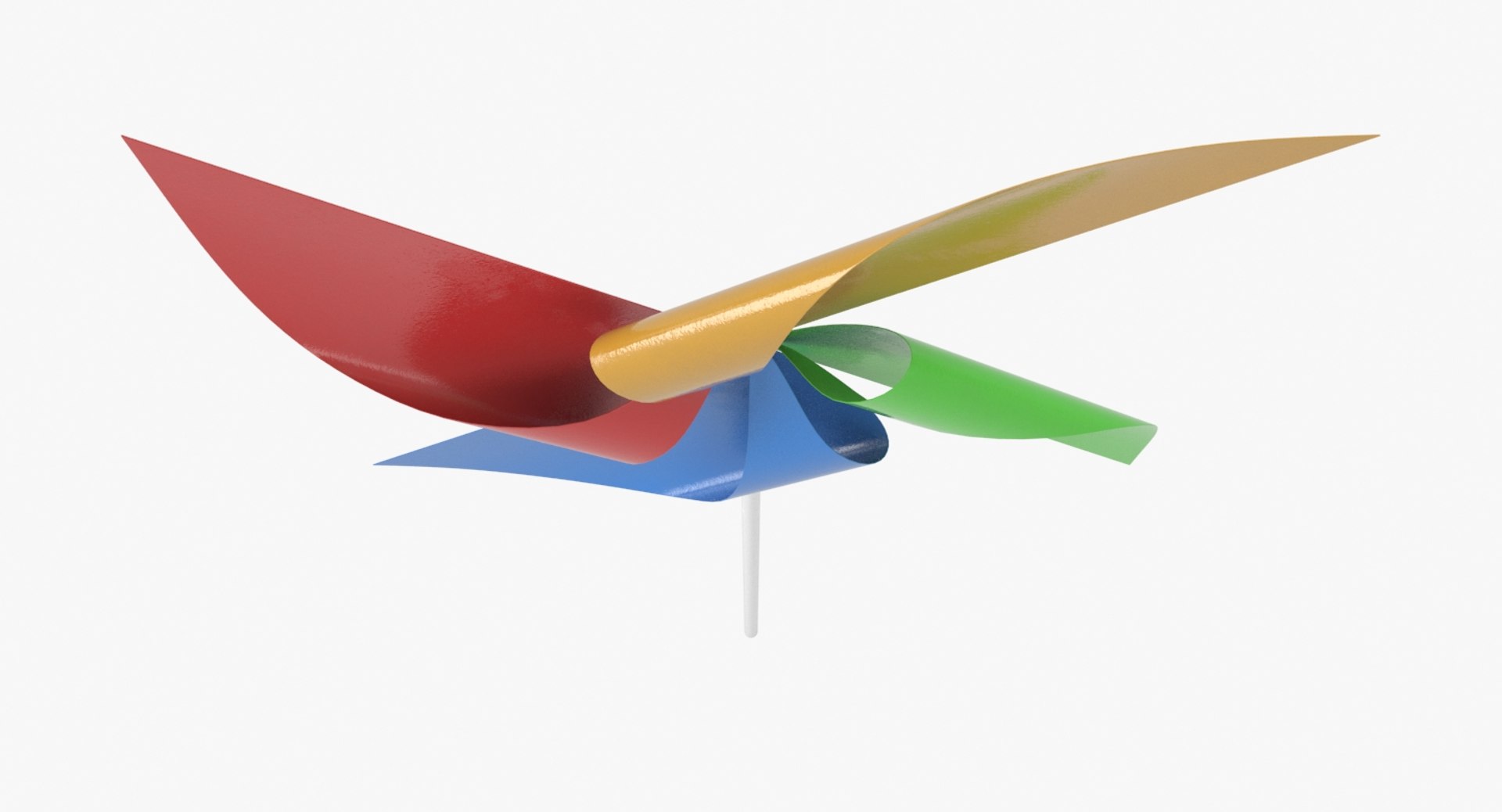 3D Pinwheel Wheel Model - TurboSquid 1389955