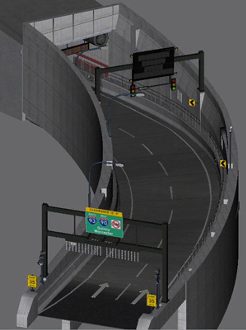 3d On-ramp Big Dig Model