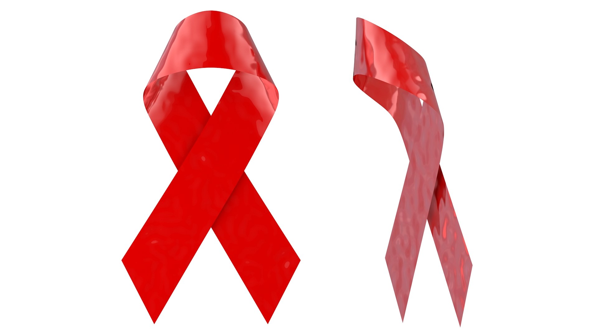 Red Ribbon 3D Model - TurboSquid 2005658