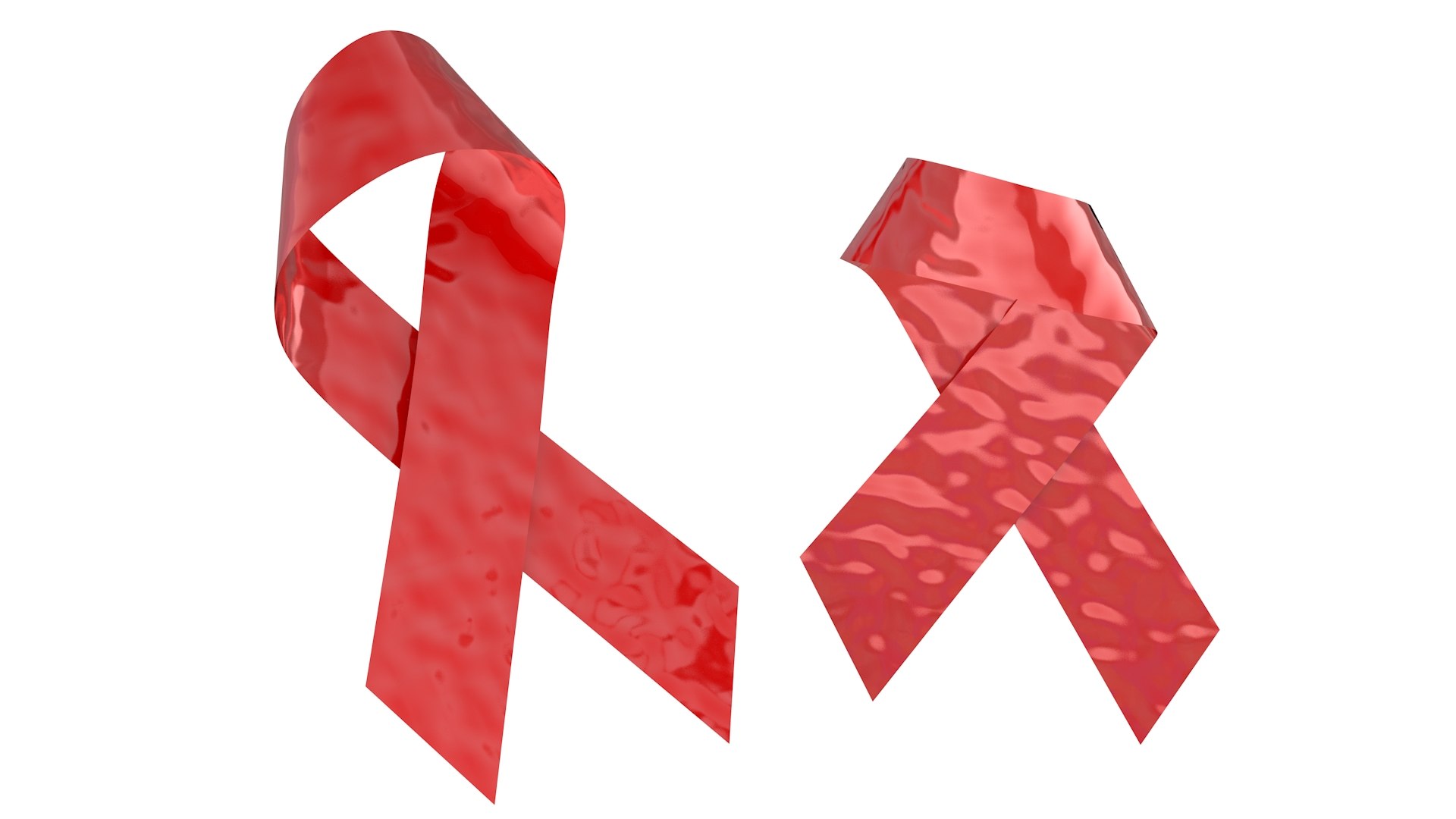 Red Ribbon 3D Model - TurboSquid 2005658