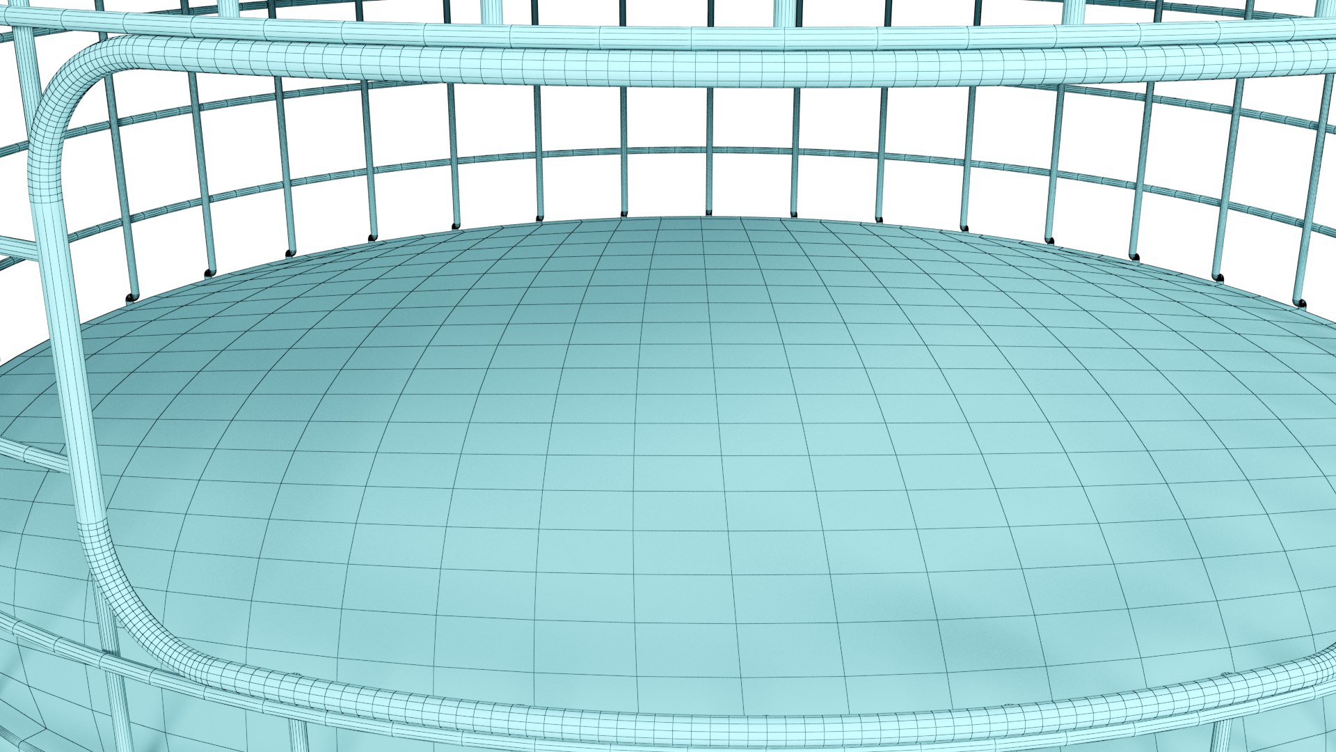 3D Wireframe Coffee Table - TurboSquid 1783879