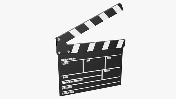 Film Slate 3D model - TurboSquid 1783823