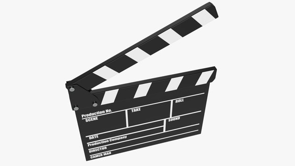 Film Slate 3D model - TurboSquid 1783823