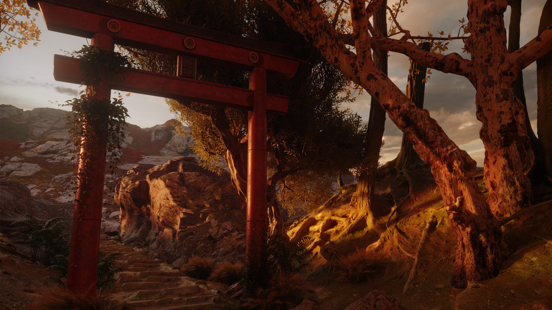 Samurai Path Torii Gate Scene Model 3D Model - TurboSquid 2104218