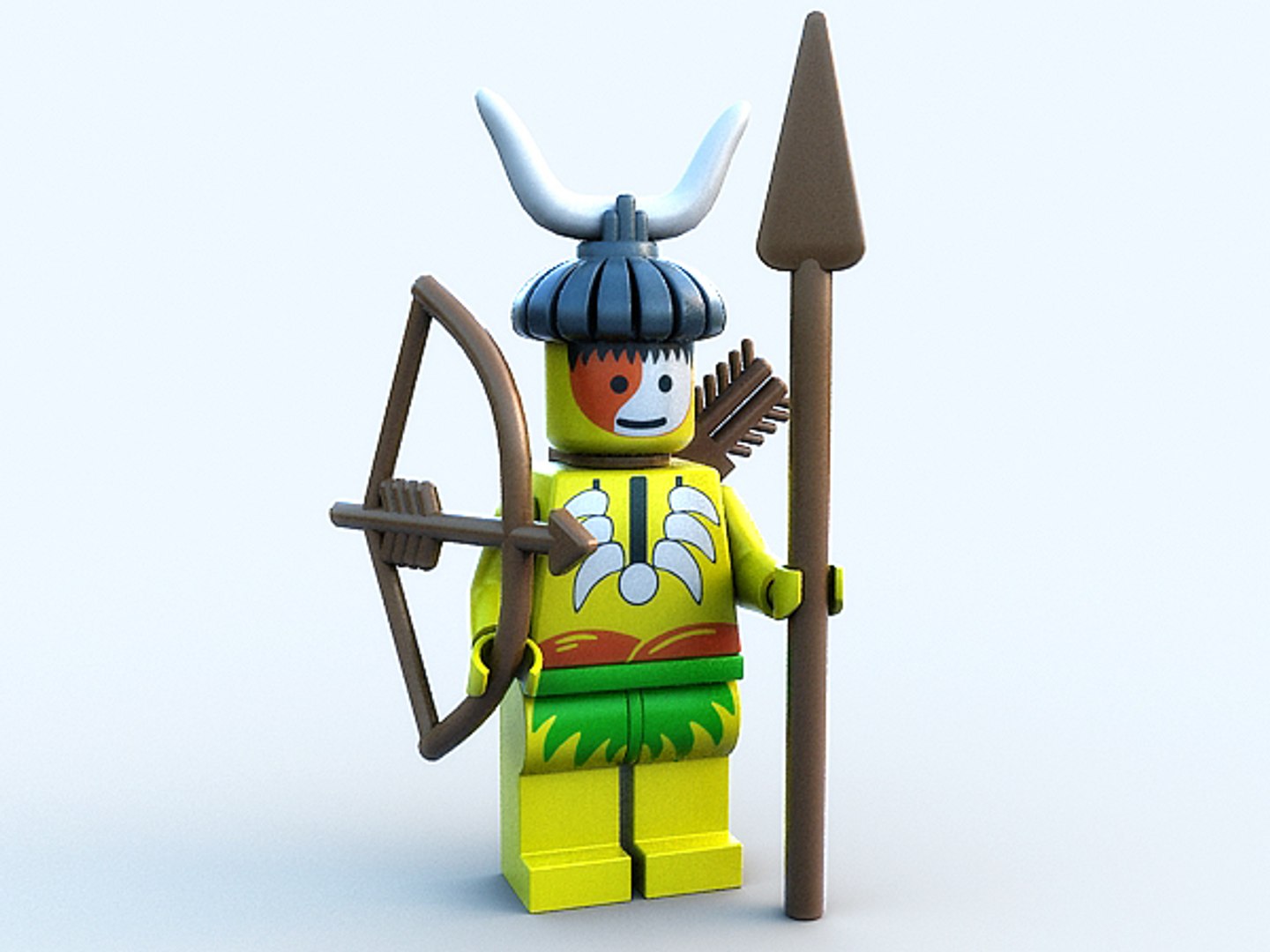 Lego Character 3d Model