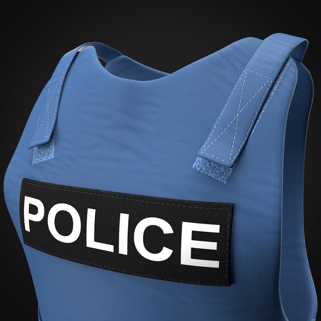 3d Police Vest Model