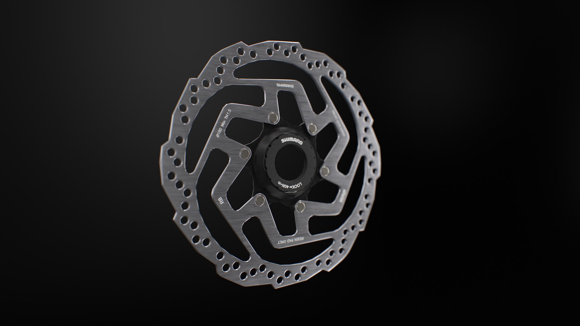 3D Shimano MTB Disc Brake Rotor - TurboSquid 2084030