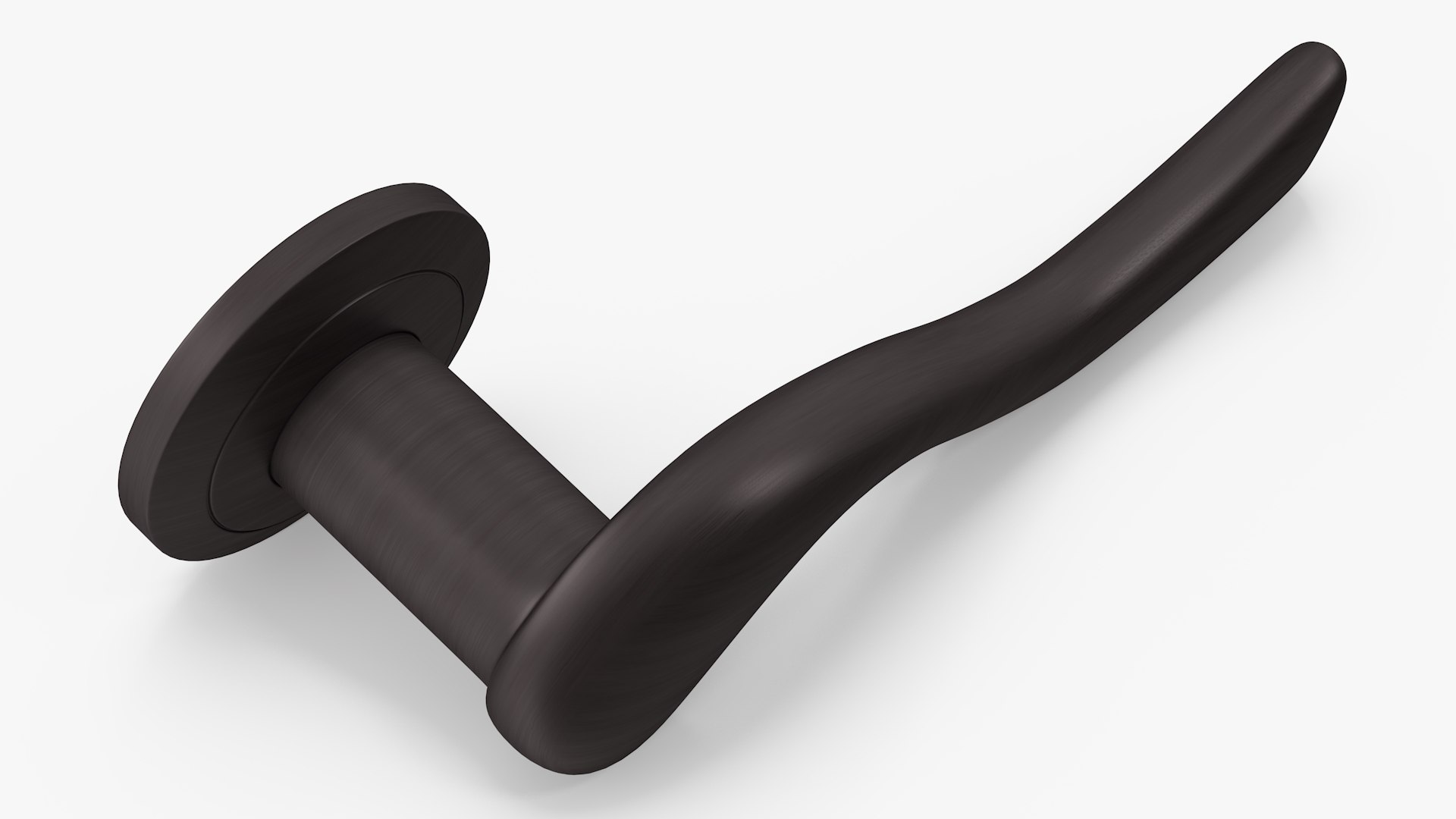 Dark Bronze Classic Style Door Handles 3D model - TurboSquid 1997983