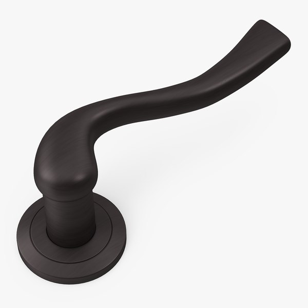 Dark Bronze Classic Style Door Handles 3D model - TurboSquid 1997983