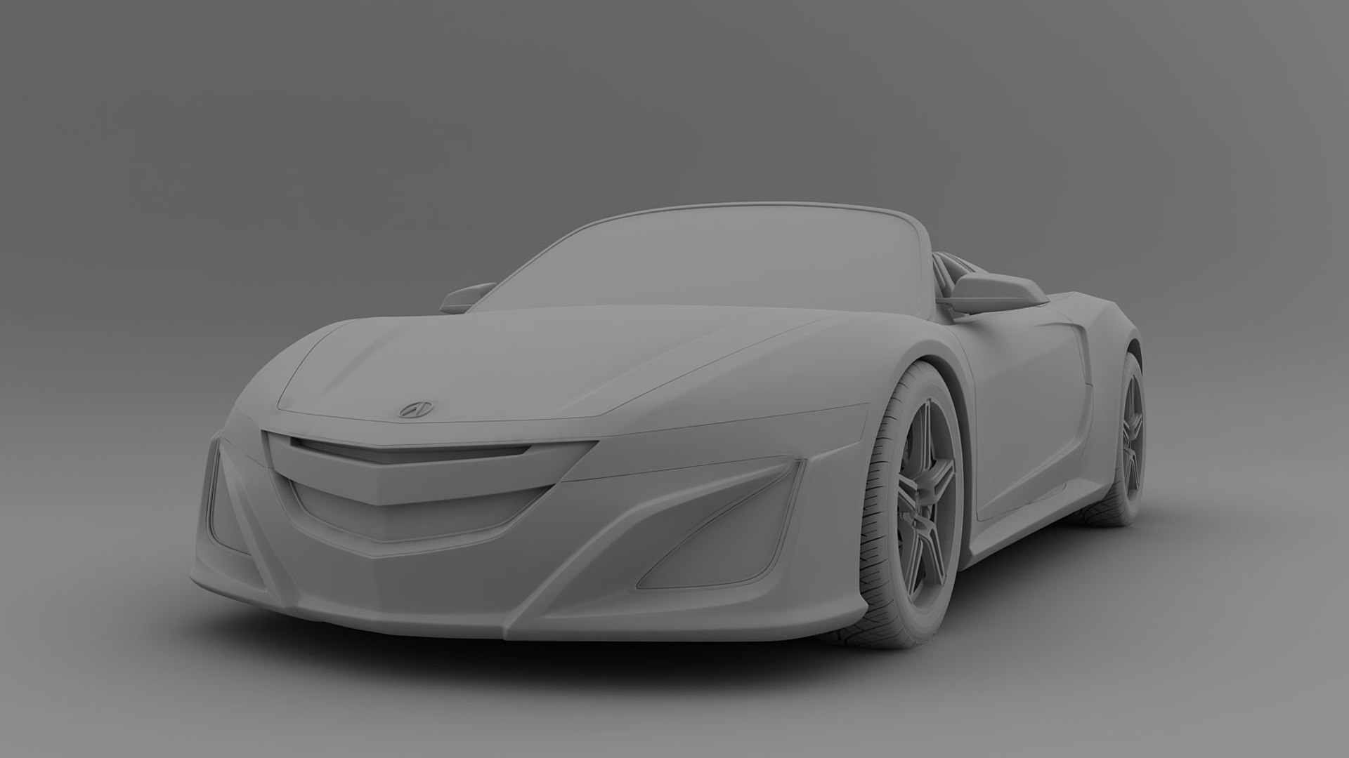 Nsx Roadster Acura 3d Model