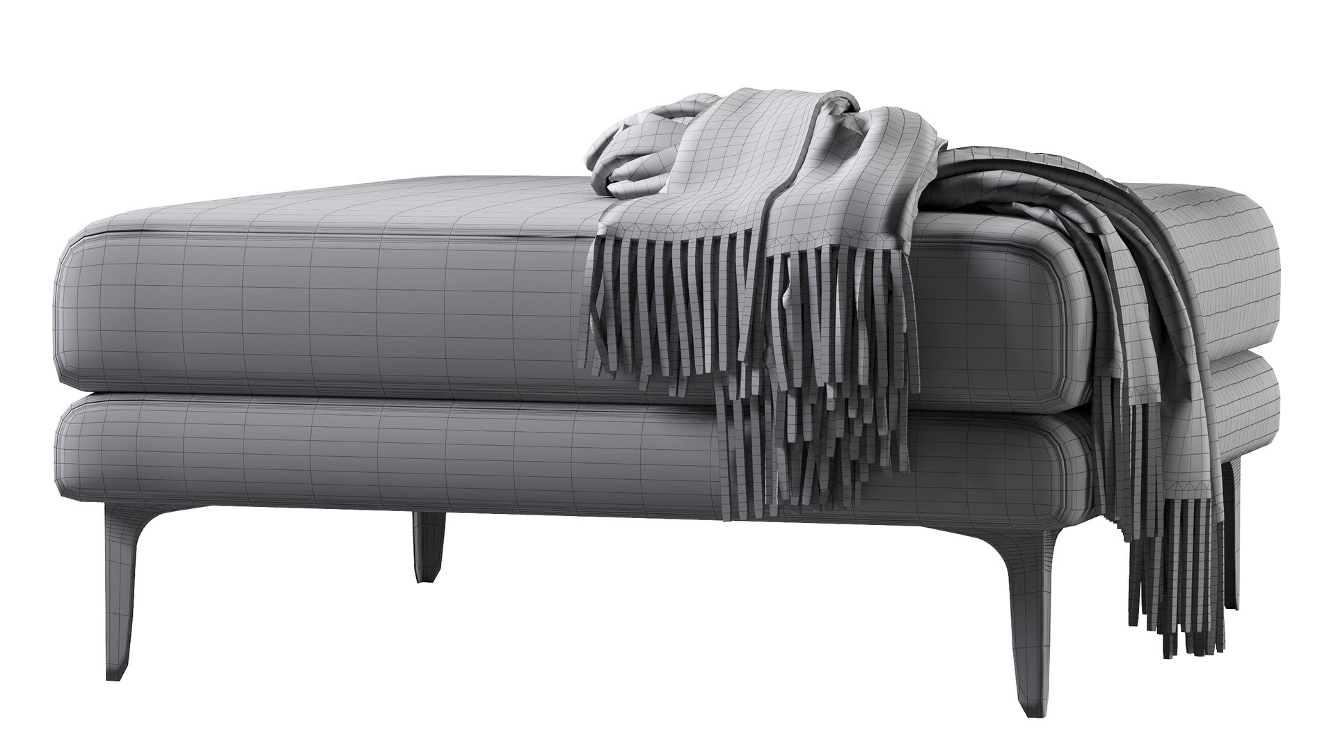 3D Adams Ottoman model - TurboSquid 2101107