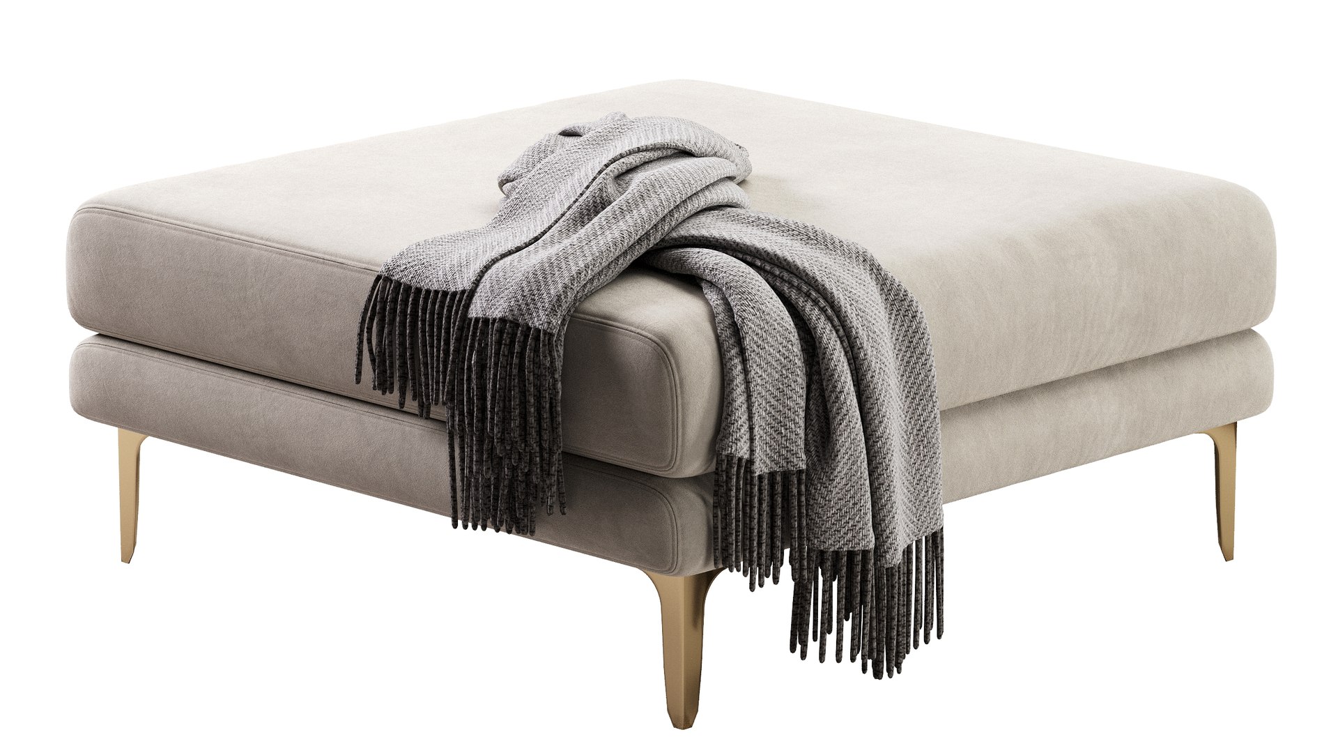 3D Adams Ottoman model - TurboSquid 2101107