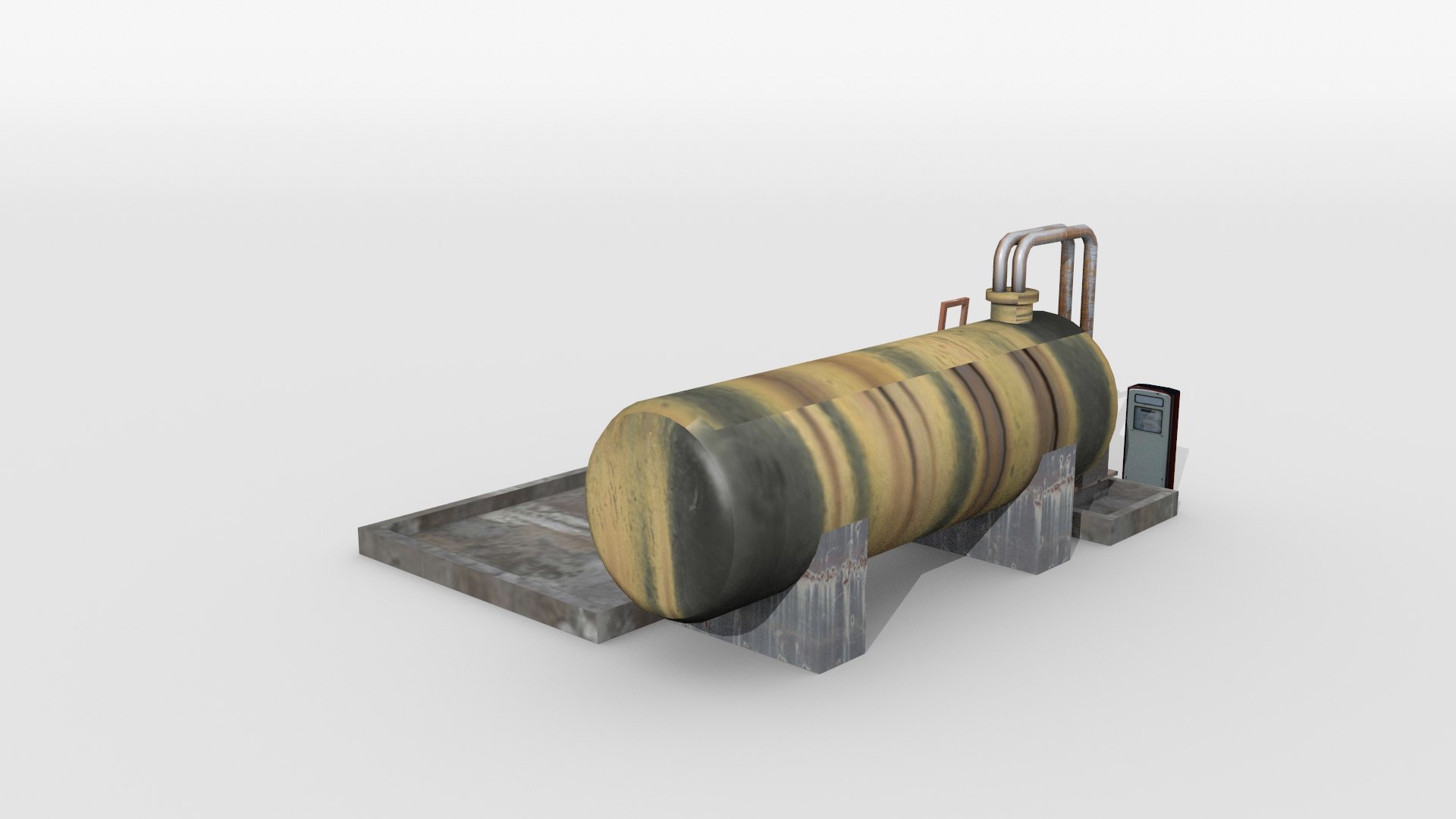 3D Railway Fueling Station - TurboSquid 1510662