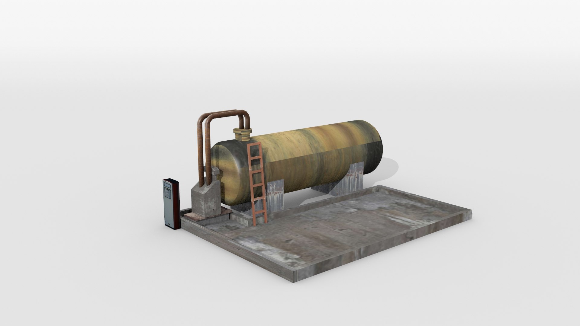 3D Railway Fueling Station - TurboSquid 1510662