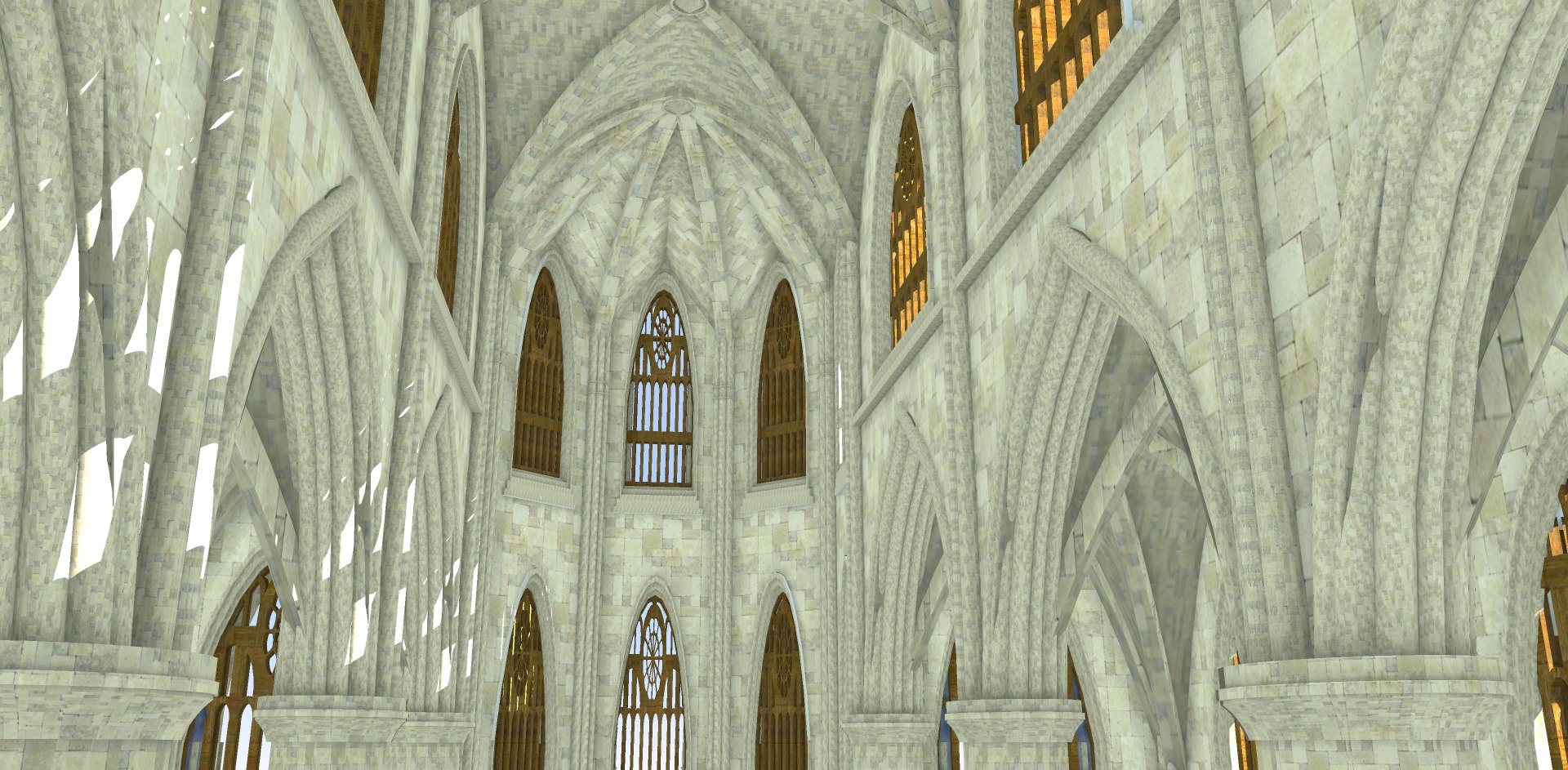 3d Gothic Exterior Interior