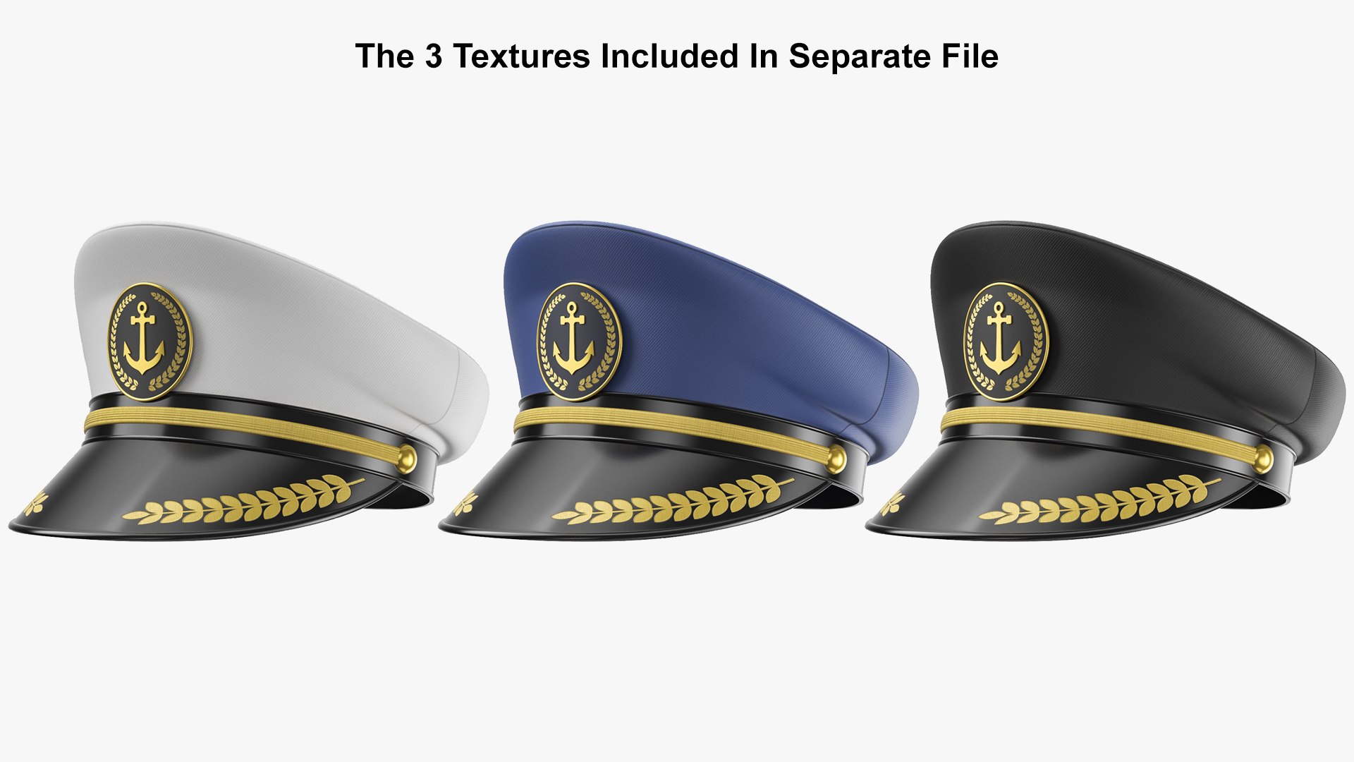 3D Navy Hat 01 - TurboSquid 2336957
