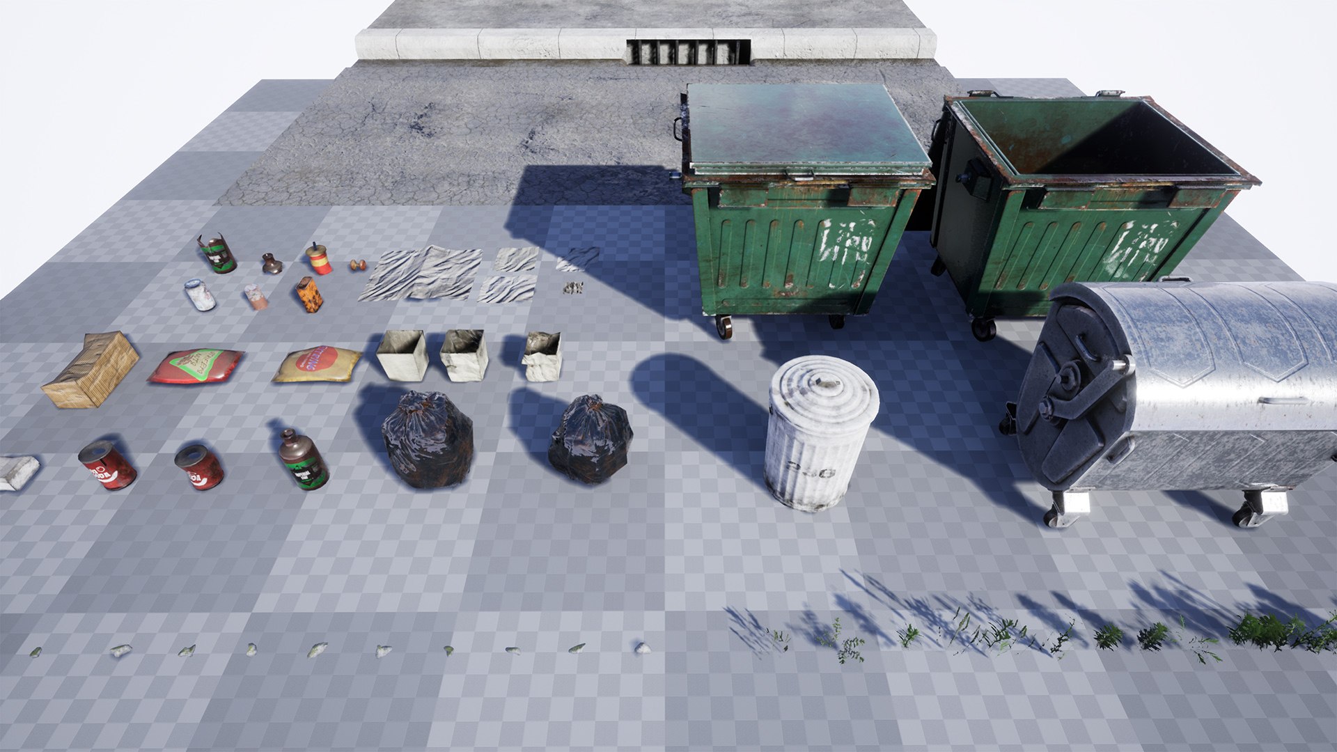 3D Garbage And Trash Package 60 Assets - TurboSquid 2111411