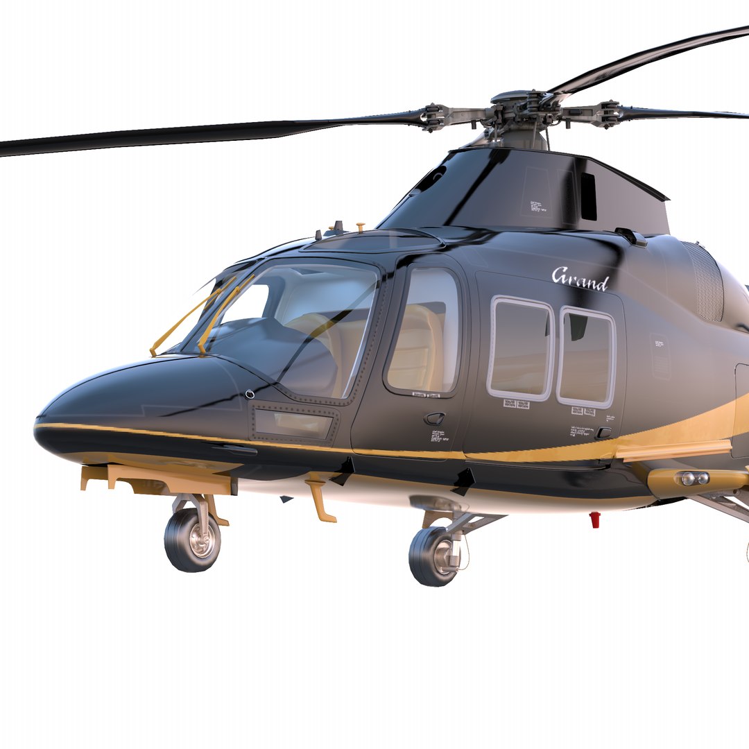 3d Model Agustawestland Grandnew Helicopter Agusta