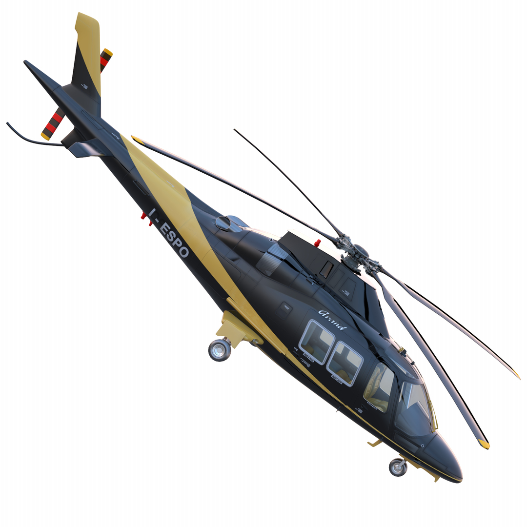 3d model agustawestland grandnew helicopter agusta