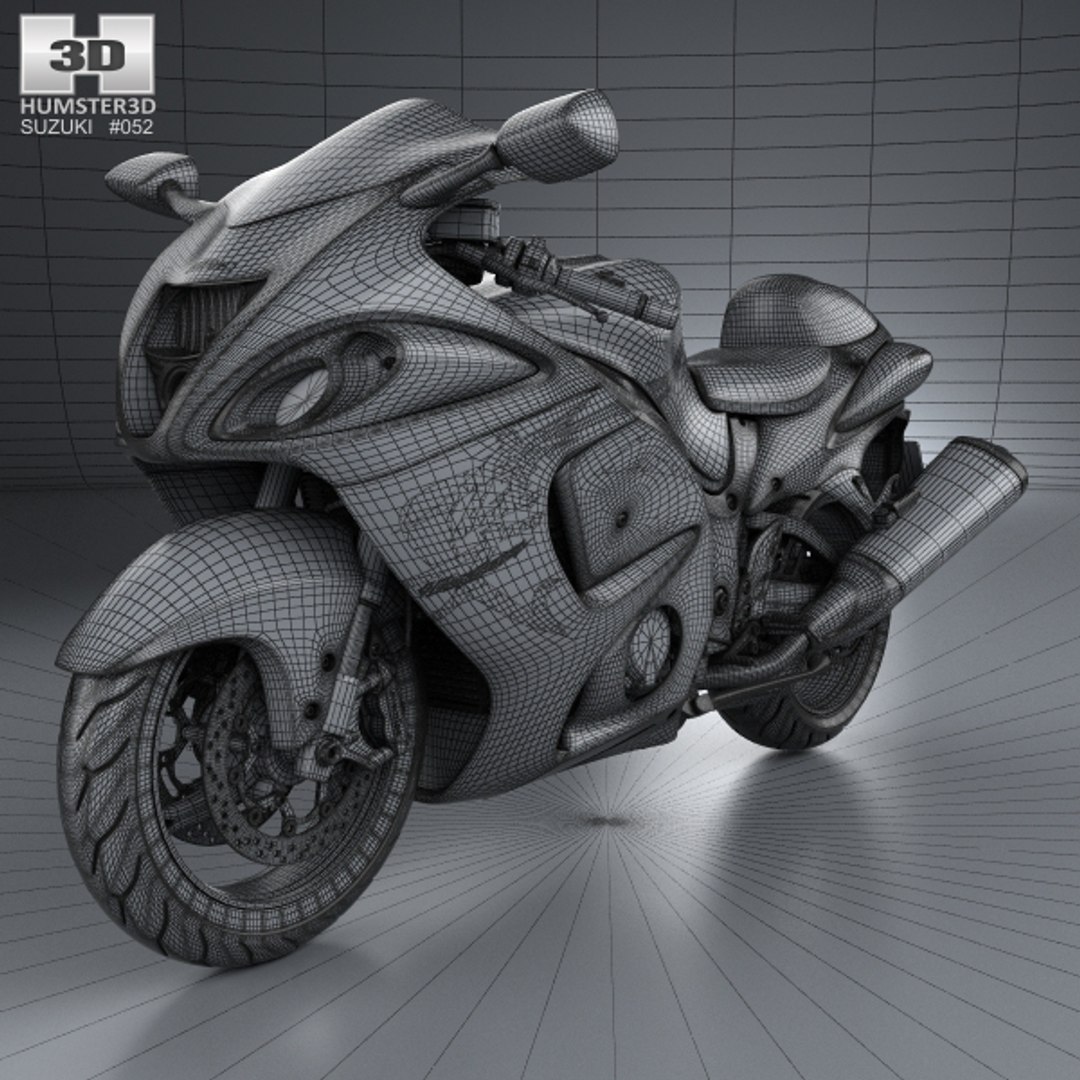 3D Suzuki Hayabusa - TurboSquid 1190224