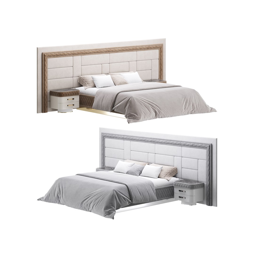 Bed Diamond 3D Model - TurboSquid 2213658