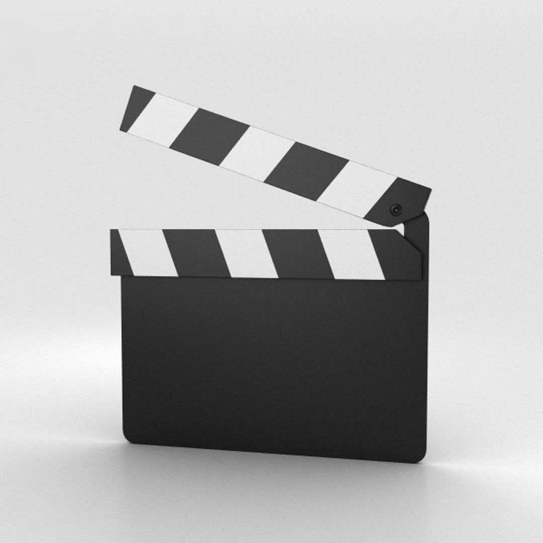 Clapperboard board clap model - TurboSquid 1382512