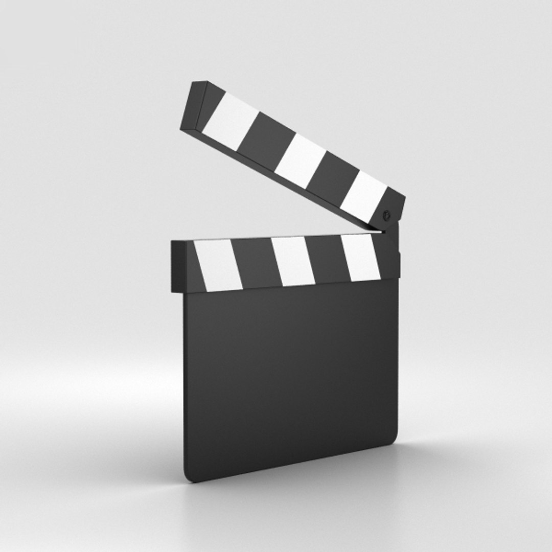Clapperboard board clap model - TurboSquid 1382512