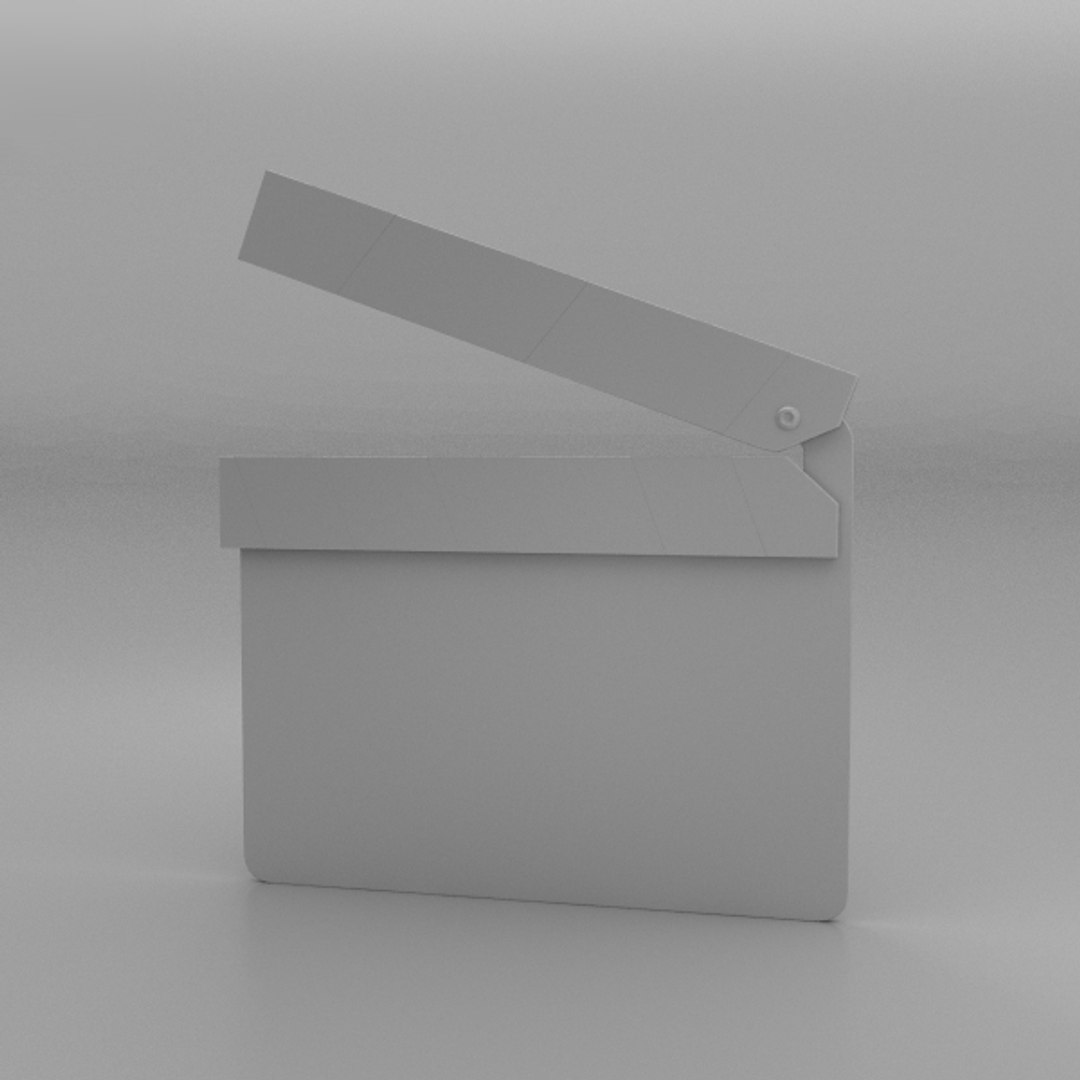 Clapperboard board clap model - TurboSquid 1382512
