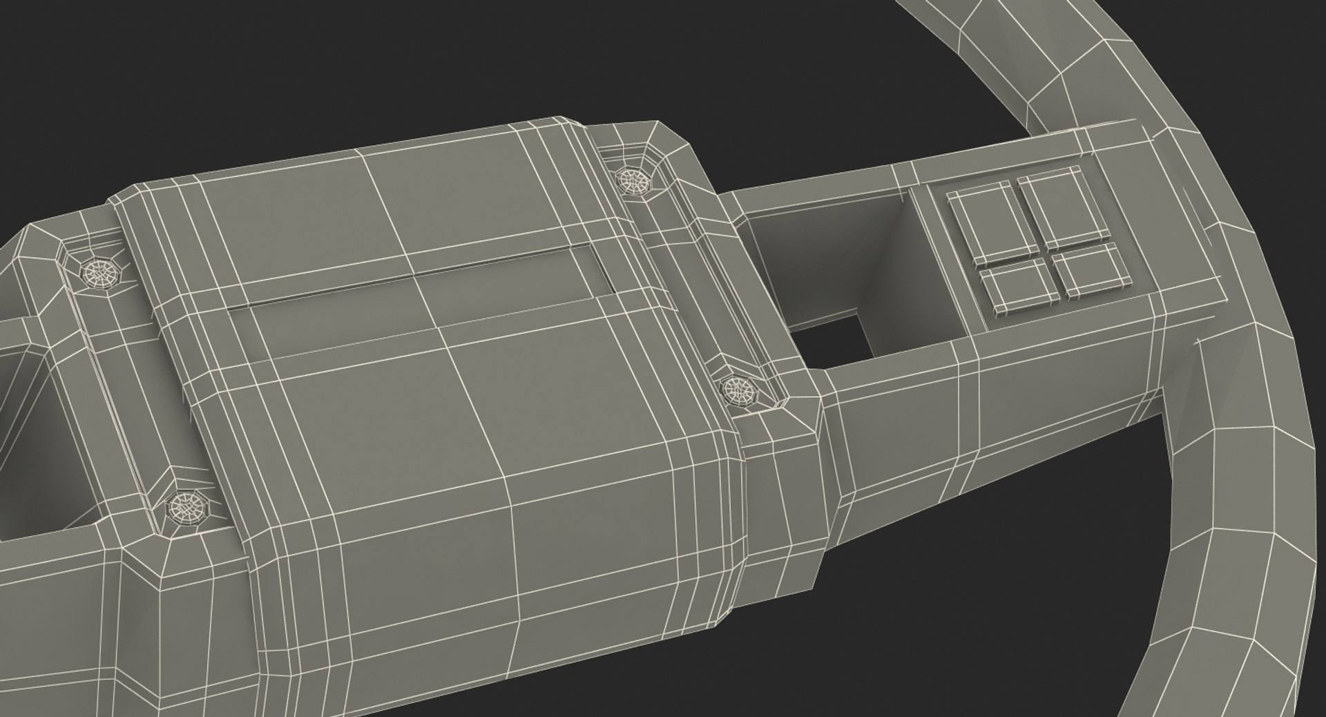 Mack truck dashboard 3D model - TurboSquid 1303777