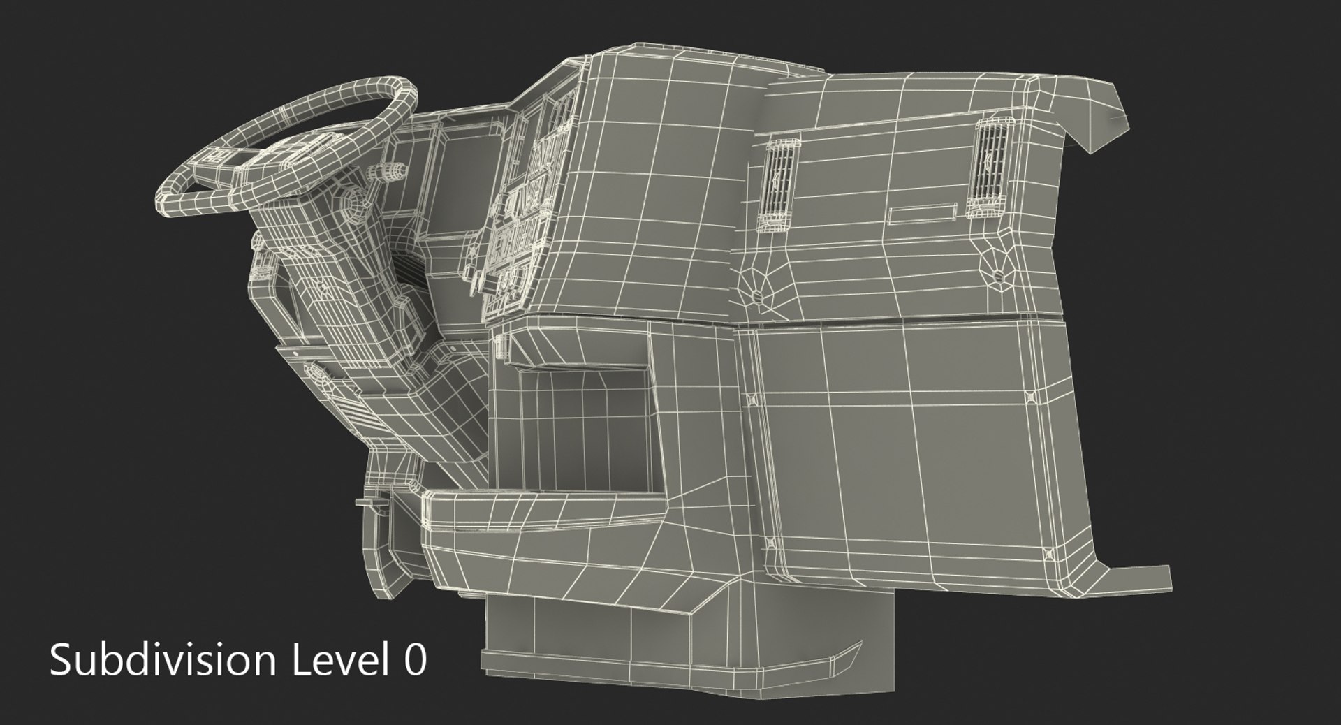 Mack Truck Dashboard 3D Model - TurboSquid 1303777