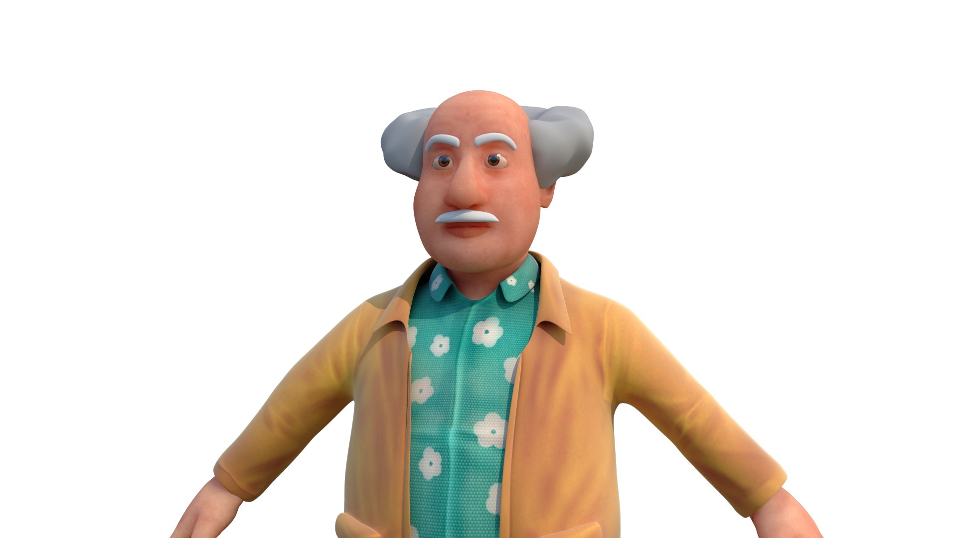 Grandfather 3D Model - TurboSquid 1366310