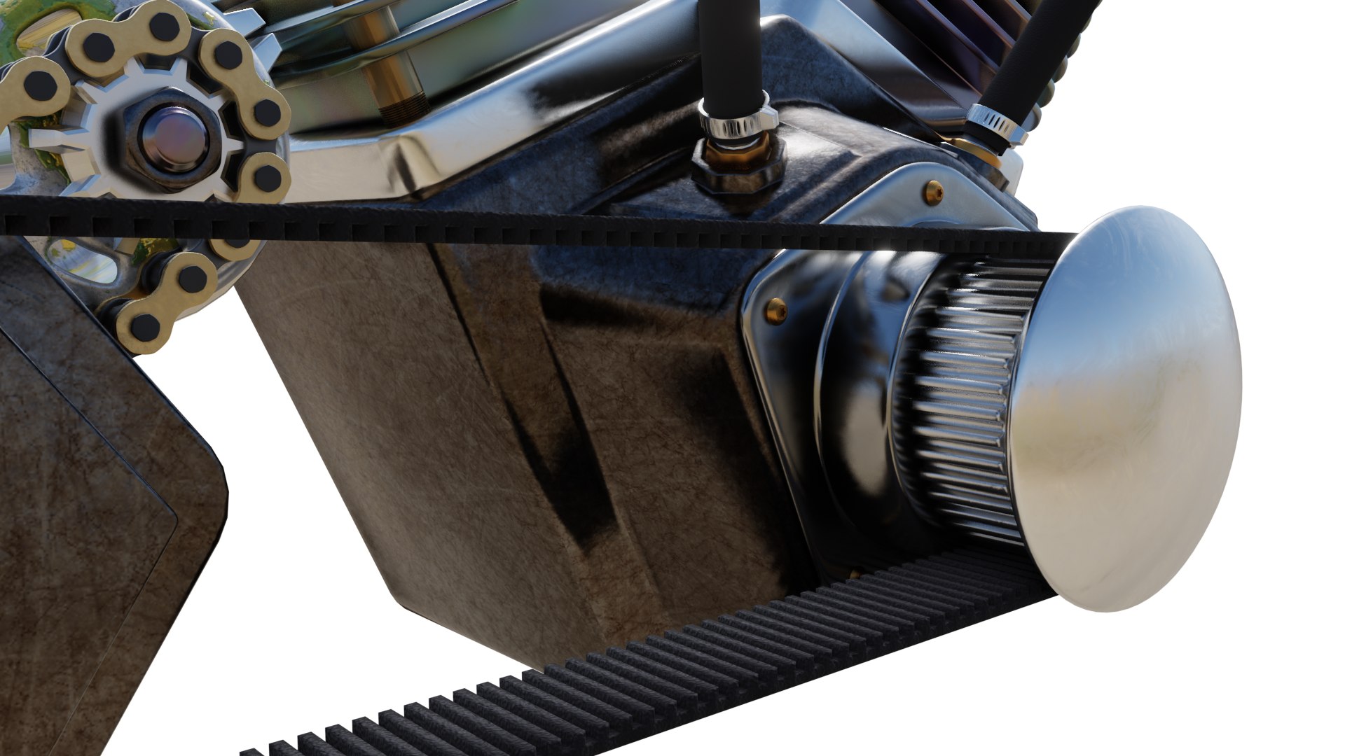 3D V-Twin Motorcycle Engine Model - TurboSquid 1984200