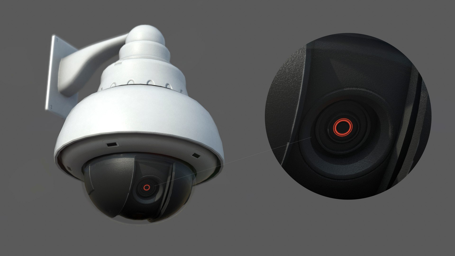 3D Model Dome Security Cam - TurboSquid 1693410