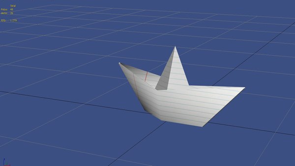 Paper Boat 3D model - TurboSquid 1795293