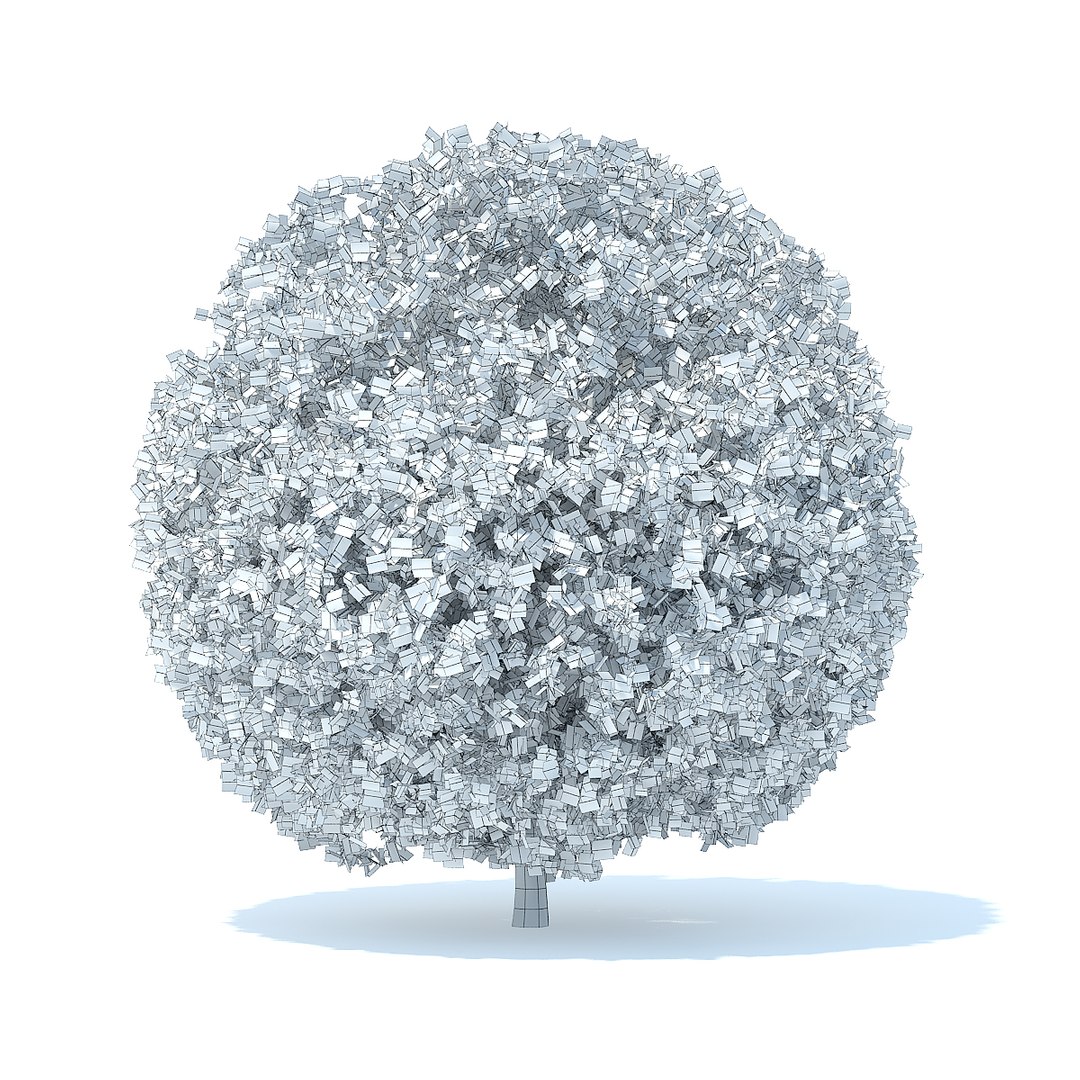 3D Spherical Shrub Model - TurboSquid 1218364