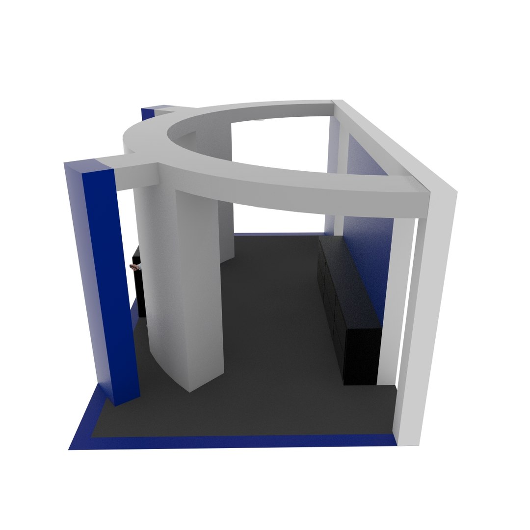 3D Model Stand Exhibit Showroom - TurboSquid 1324465